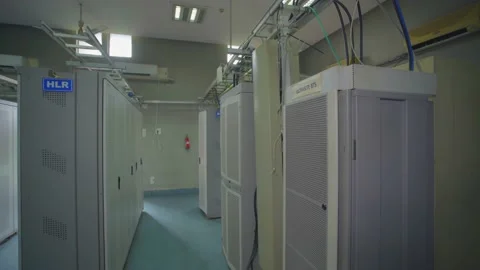 Mobile server room and data center india | Stock Video | Pond5