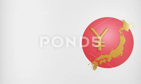 Mock up Map Japan 3d map Realistic.3d rendering: Royalty Free #141456326