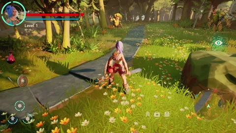 Mockup RPG Video Game Screen for Green S... | Stock Video | Pond5