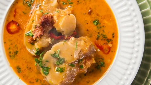 Mocoto Brazilian dish made from cow's fe... | Stock Video | Pond5