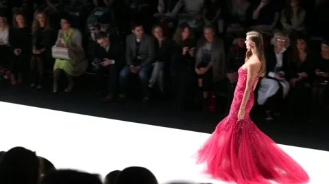 Red Dress Model Stock Footage ~ Royalty Free Stock Videos | Pond5