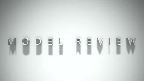 model review 3D title animation white te... | Stock Video | Pond5