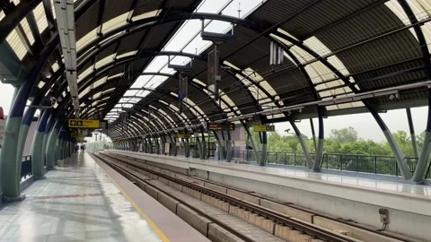 Delhi Metro Station Stock Video Footage | Royalty Free Delhi Metro ...