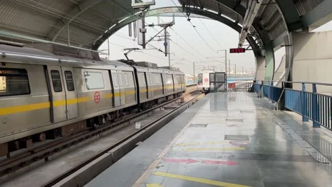 Delhi Metro Station Stock Video Footage | Royalty Free Delhi Metro ...