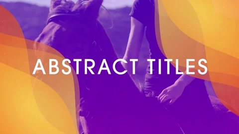 After Effects: Modern Abstract Wave Titles #169515412