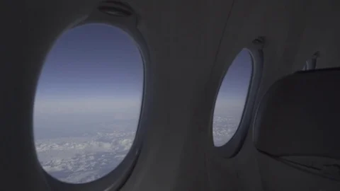 Modern Airplane Cruising / Flying with S... | Stock Video | Pond5