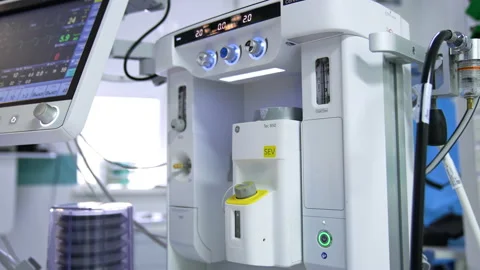 Modern anesthesia delivery system in the... | Stock Video | Pond5