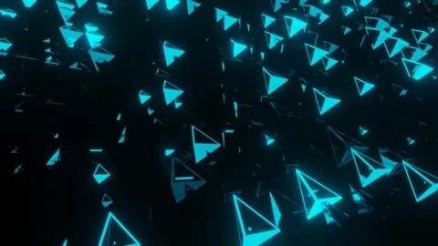 modern animated loop background. blue fl... | Stock Video | Pond5