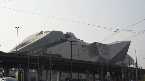 Modern architecture of Museum of Conflue... | Stock Video | Pond5
