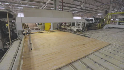 Modern automated line in the furniture i... | Stock Video | Pond5