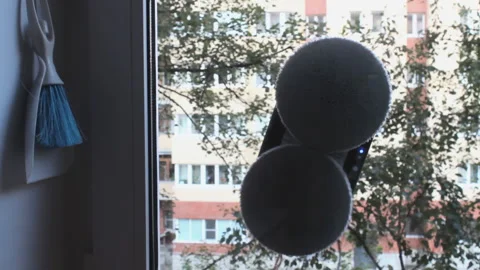 Modern automatic home assistant robot wi... | Stock Video | Pond5