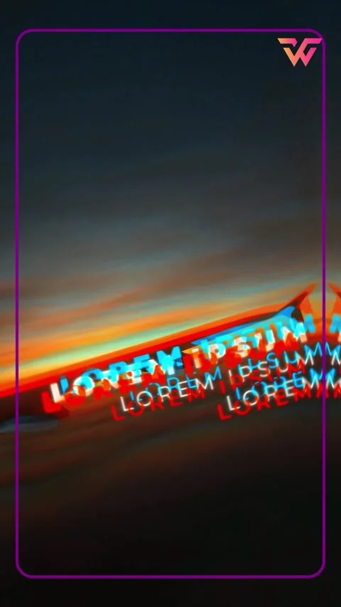 Modern Big Text Vertical Slideshow 288 AEP ~ After Effects #283865765