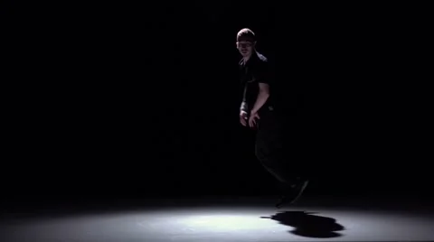Modern breakdance man jumping on one han... | Stock Video | Pond5