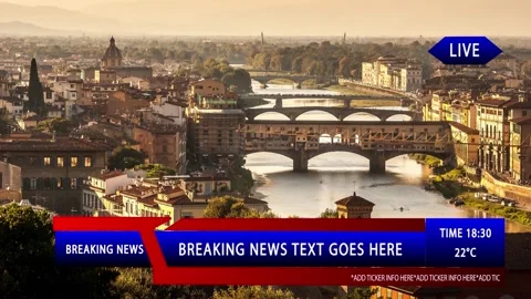 Modern Broadcast News ~ After Effects Template #196865271