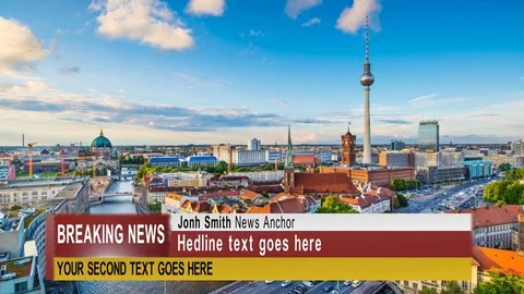 After Effects: Modern Broadcast News Graphic Package #80980183