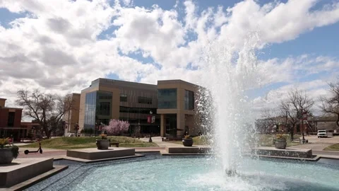 Modern building in the Dixie State Unive... | Stock Video | Pond5