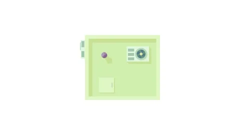 Modern building top view icon animation | Stock Video | Pond5