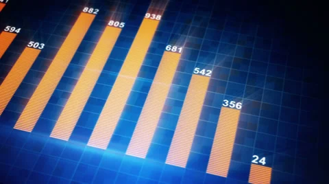modern business graph chart seamless loo... | Stock Video | Pond5