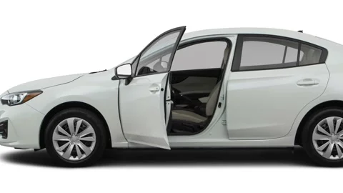 Modern car in studio side view Crystal W... | Stock Video | Pond5