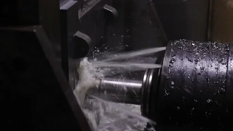 A modern CNC milling machine makes a lar... | Stock Video | Pond5
