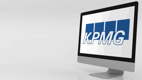 Modern computer screen with KPMG logo. 4... | Stock Video | Pond5