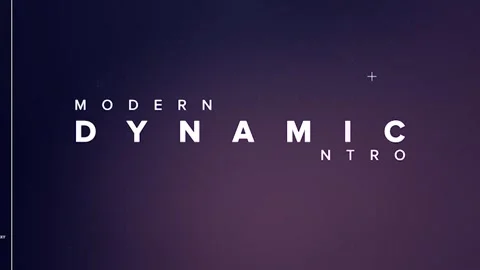 Modern Dynamic Intro ~ After Effects Template #144527475