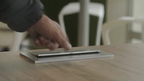 Modern easy plug socket open by hand in ... | Stock Video | Pond5