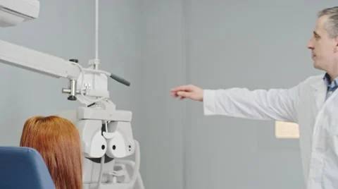 Modern Eye Chart Vision Test | Stock Video | Pond5