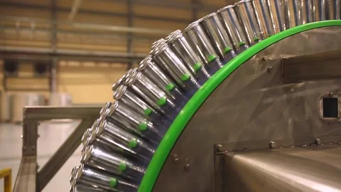 Modern factory for the production of foo... | Stock Video | Pond5