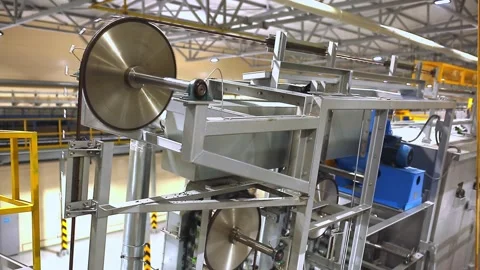 Modern factory for the production of foo... | Stock Video | Pond5