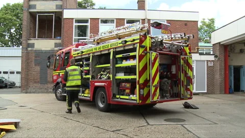 British Fire Engine Stock Videos – Royalty-Free HD & 4K Videos