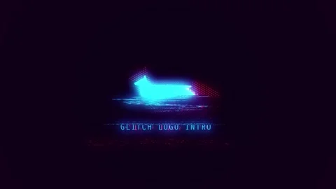 Modern Glitch Logo Reveal – Fast and Edgy Digital Intro Animation ...