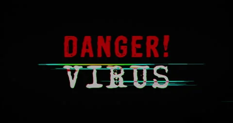 Modern glitch transition with biohazard ... | Stock Video | Pond5