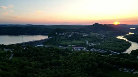 Modern gondola cable car with the lookou... | Stock Video | Pond5