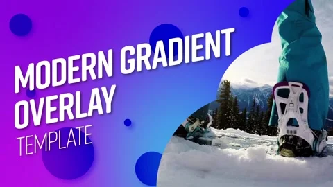 Modern Gradient Show Overlay ~ After Effects #146833931
