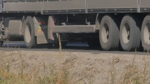 Modern heavy asphalt roller that stack a... | Stock Video | Pond5