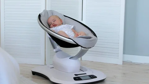 Modern high-tech rocking chair helps par... | Stock Video | Pond5