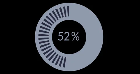 Modern Loading white Circle Ring on blac... | Stock Video | Pond5