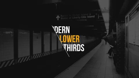 After Effects Template: Modern Lower Thirds Shadow #78627952