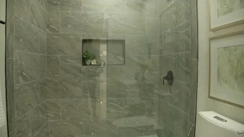 A modern luxury home. Features a restroo... | Stock Video | Pond5