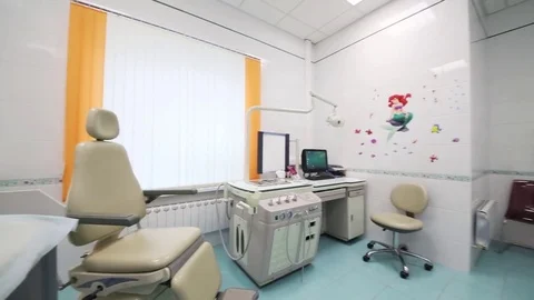 Modern medical room with ENT workstation... | Stock Video | Pond5