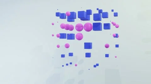 Modern Mo-Graph Looped Animation with cu... | Stock Video | Pond5