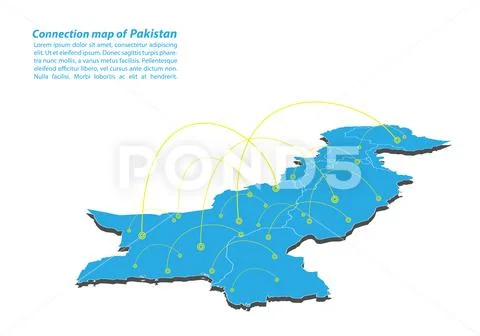 Modern of pakistan Map connections network design, Best Internet ...