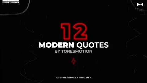 After Effects Template: Modern Quotes #262166647 | Pond5