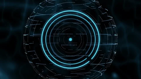 Modern radar screen background animation... | Stock Video | Pond5