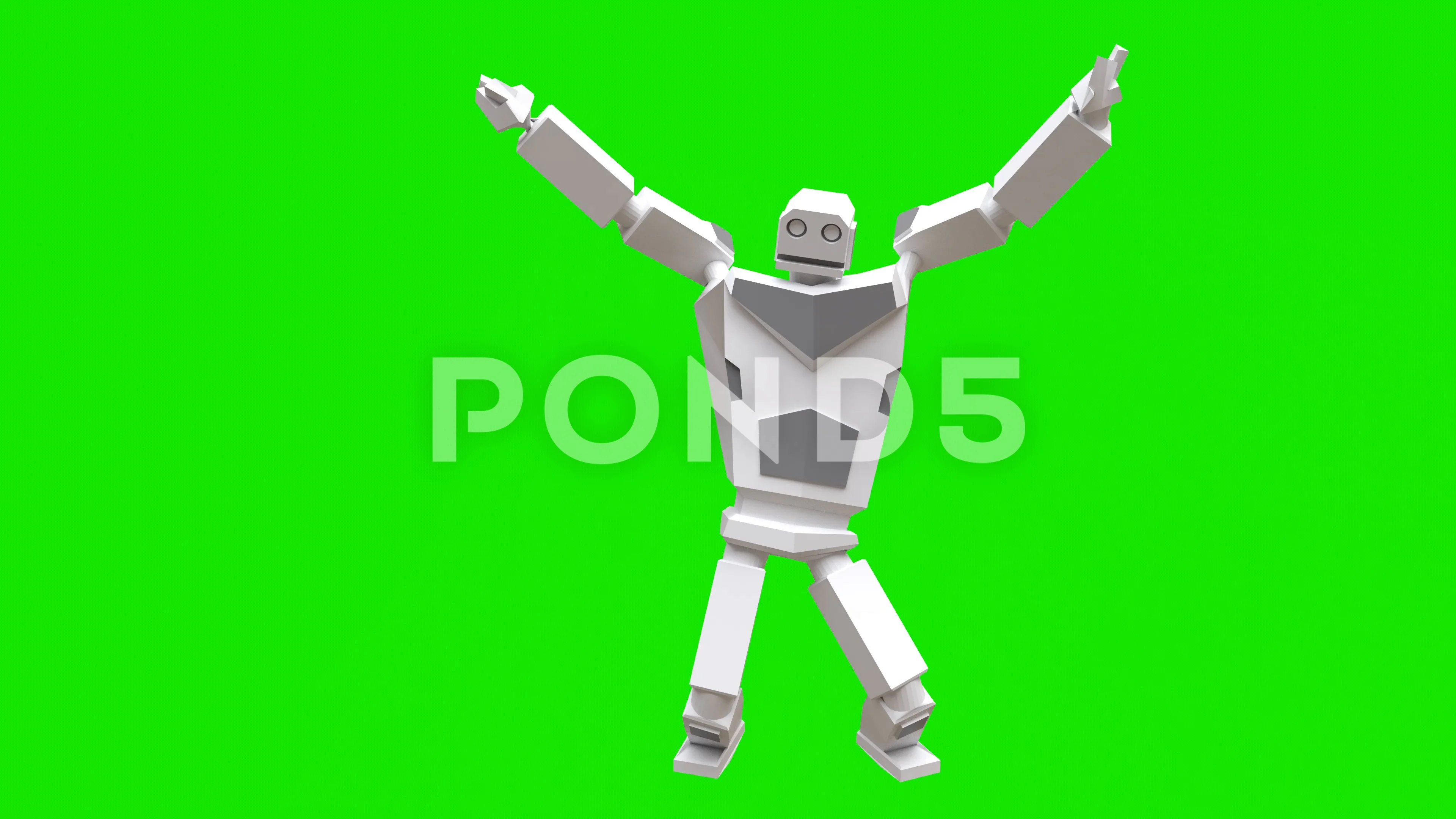 Minimalistic Robot Dance New Dancing Electric Six Clawed Fish Small 6