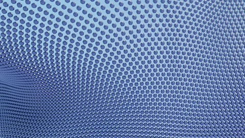 Modern shining 3D light blue spheres tex... | Stock Video | Pond5