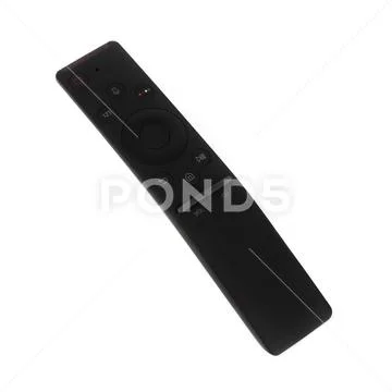 Modern smart TV remote control on a white background ~ Premium Photo ...