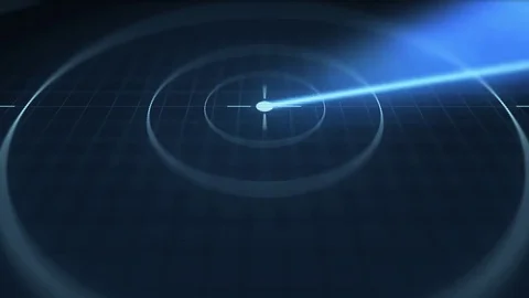 Modern submarine radar sonar with object... | Stock Video | Pond5