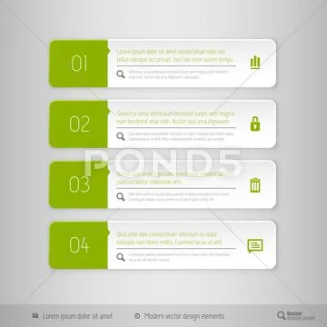 Modern tabs as design elements. Business symbols.: Royalty Free #54924618